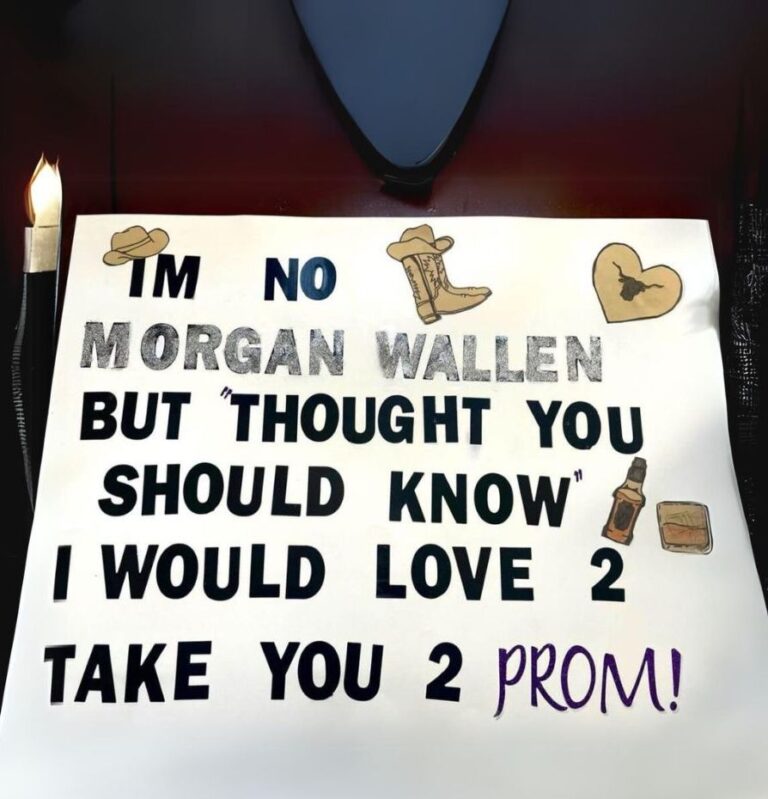 14 Super Cute Morgan Wallen Promposal Ideas To Recreate