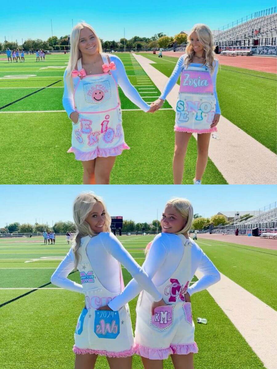 15 Cute Senior Overalls Ideas That Are Easy To DIY
