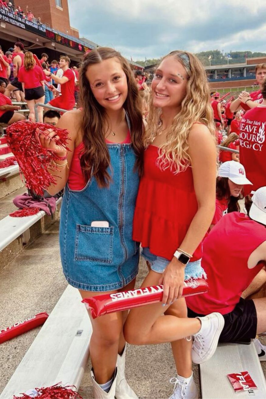 10 Super Cute Red And White Game Day Outfits